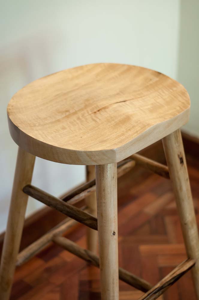 Bar stool | Kiti Ke — Wooden stools made in Kenya